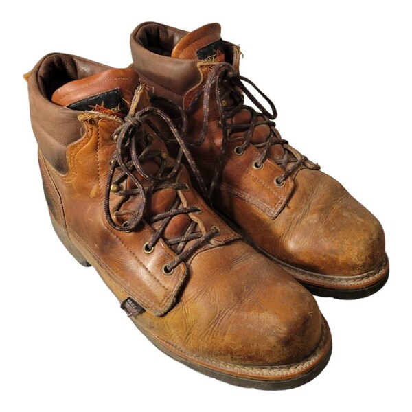 Vintage Work Boots - Etsy