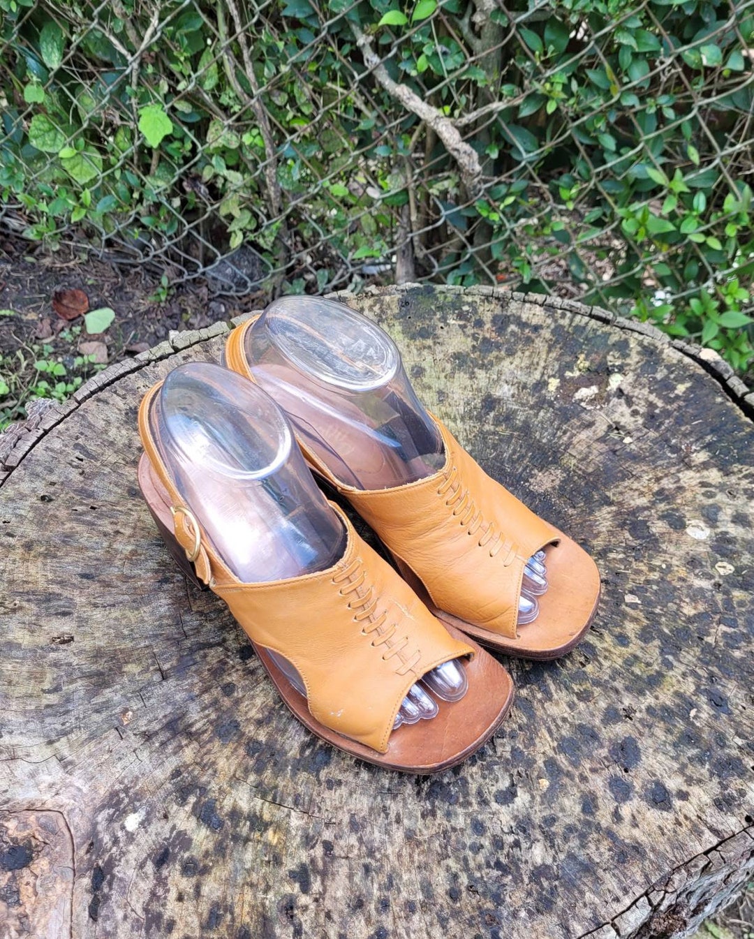 Cappagallo Genuine Leather Clogs Size 7 Bohemian Wooden Clog Sandal ...