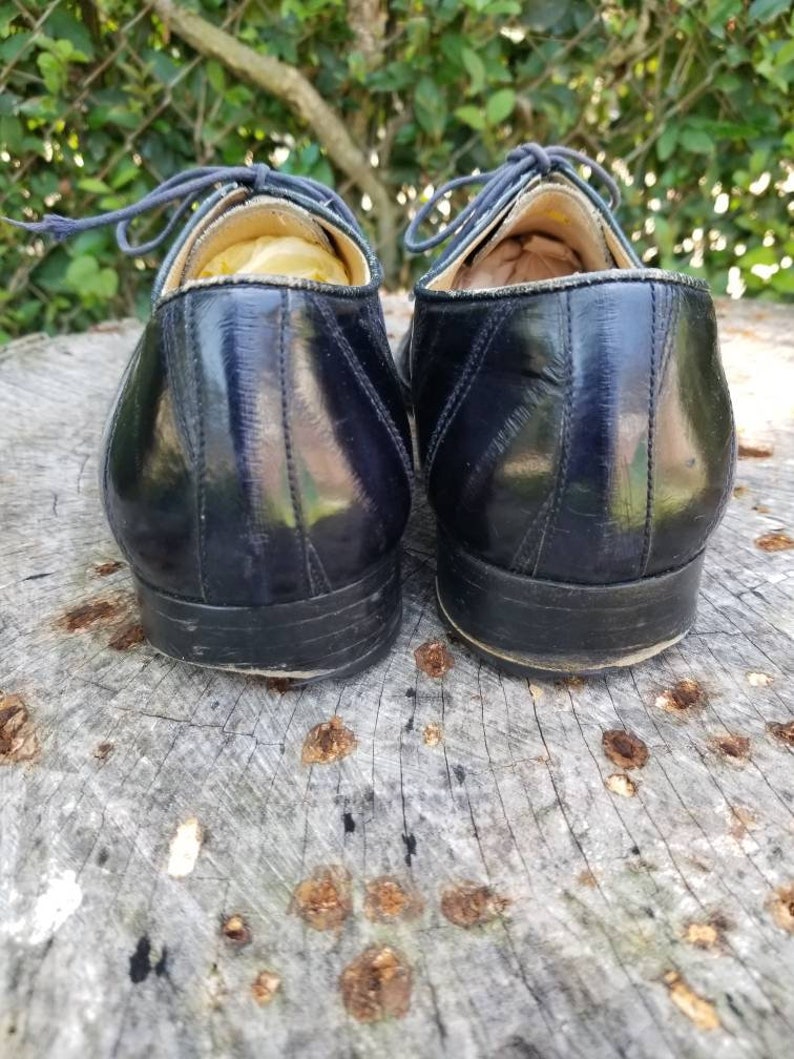 Sz 8 Vintage Carlo Morandi Genuine EEL Skin Lace up Dress Shoes - Etsy