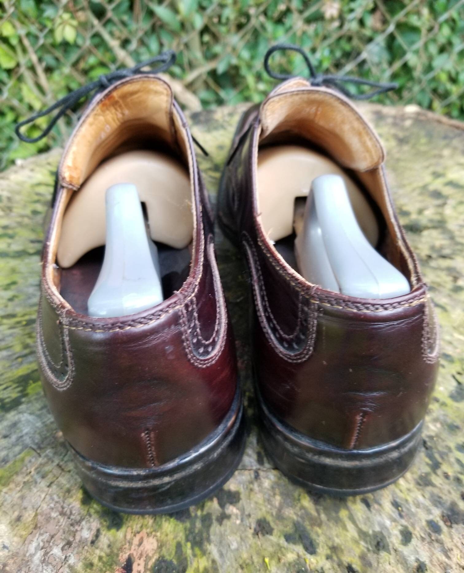 Imperial Super Prime Shoes Size 11 D Burgundy Oxfords Leather | Etsy