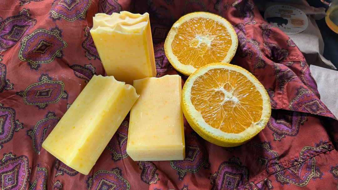 Orange Bison Tallow Soap Bars - Etsy