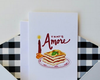 Pasta Wedding Card - Etsy