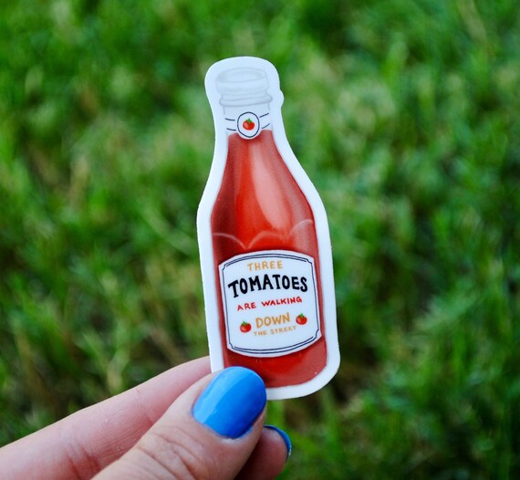 3 Classic Ketchup Bottle Sticker - Etsy