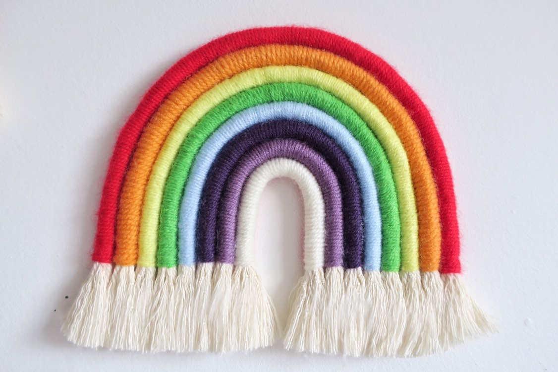 Traditional Rainbow Wall Hanging Basic Rainbow Custom Kid - Etsy UK