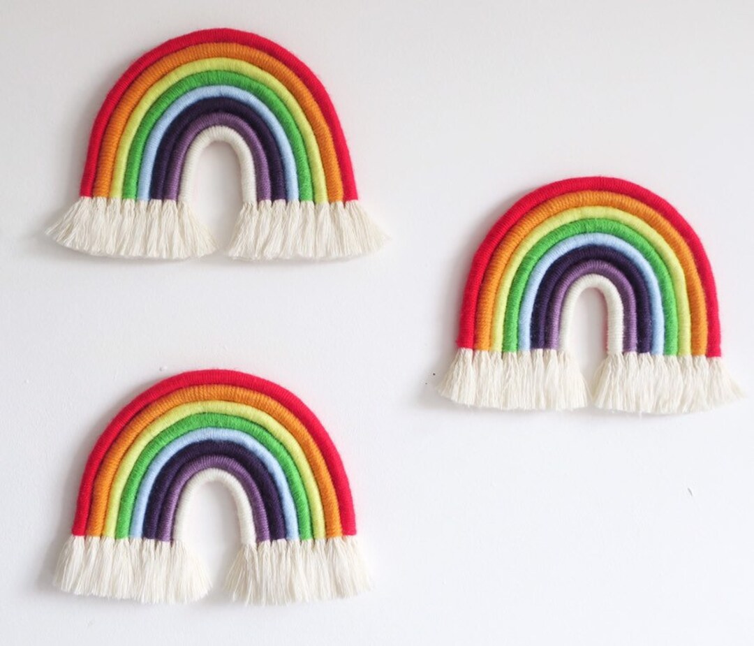Traditional Rainbow Wall Hanging Basic Rainbow Custom Kid - Etsy UK
