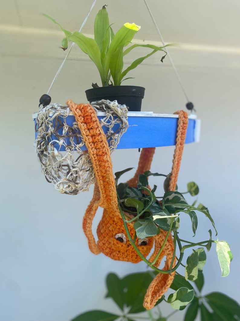 The Kraken Octopus and Fishing Boat Double Plant Hanger - Etsy
