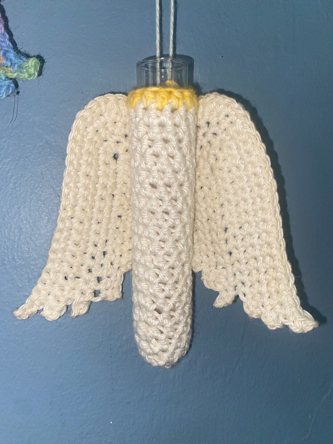 Crochet Angel Propagation Tube Hanger - Etsy