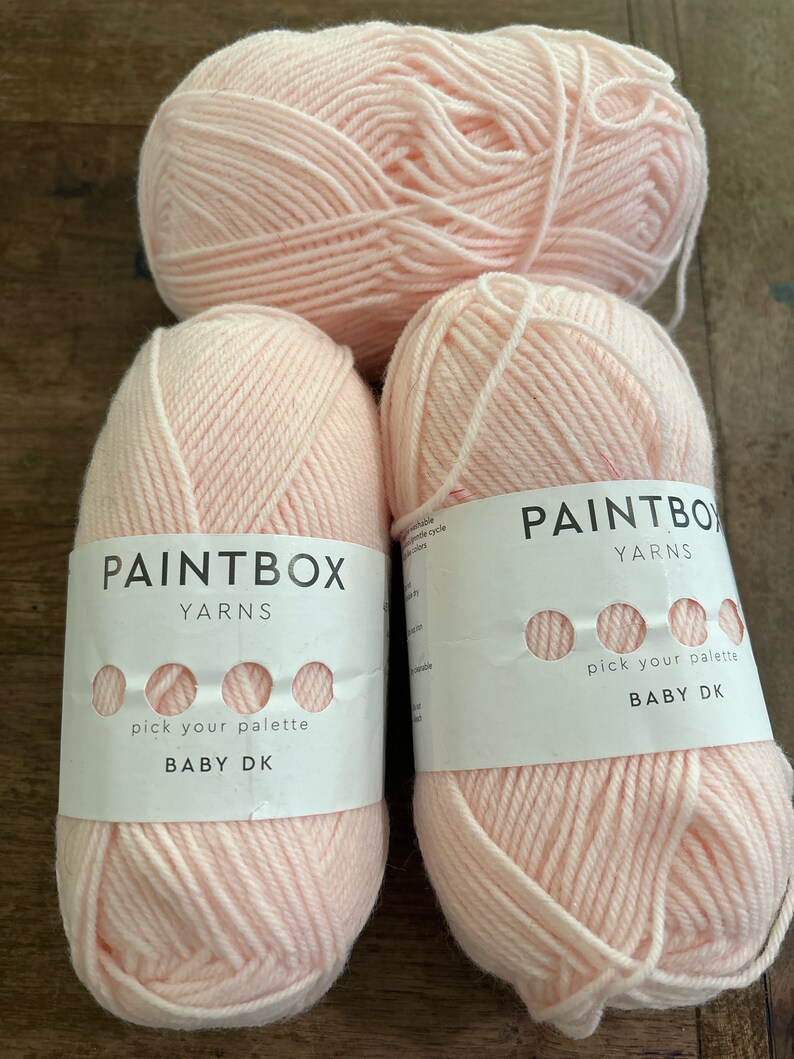 Paintbox Yarn Baby DK Pink 3 Skeins - Etsy