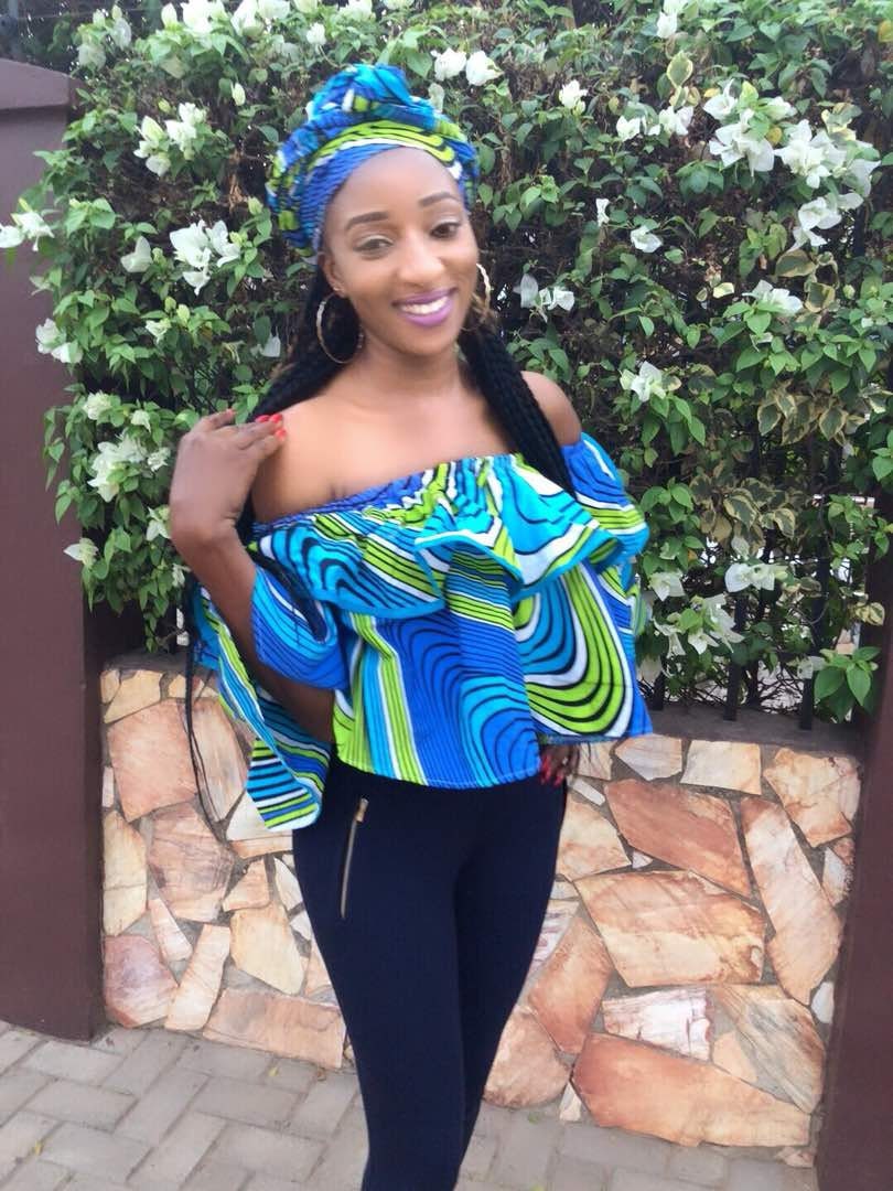 Ankara Crop Topafrican Print Crop Top Crop Top Ruffles Top Etsy