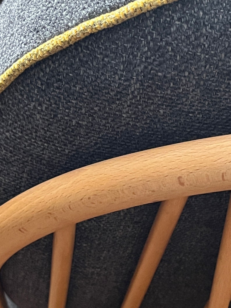 Beautiful Ercol Blue Label Easy Chair Hand Finished, Oiled, New Pirelli ...