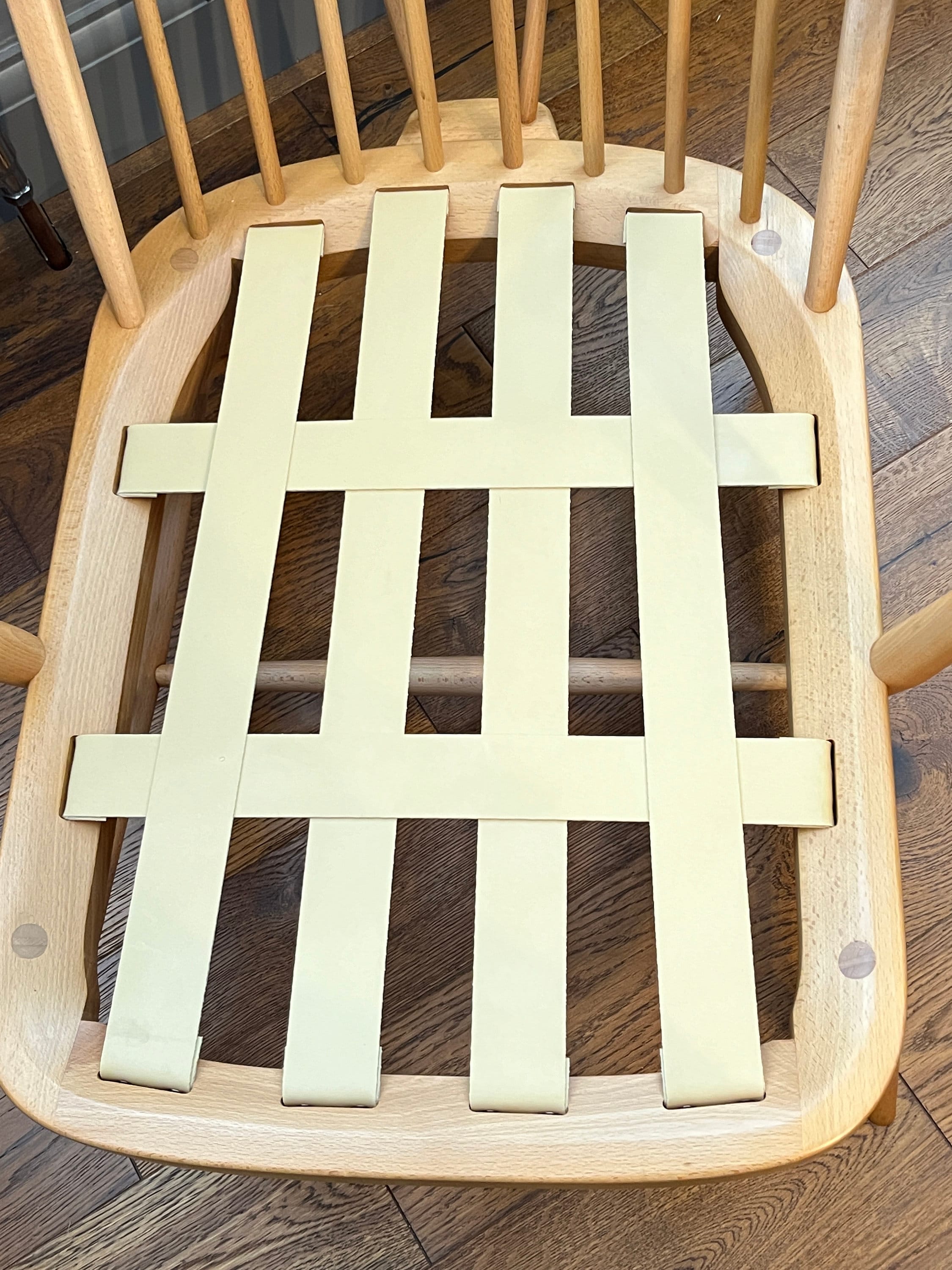 Beautiful Ercol Blue Label Easy Chair Hand Finished, Oiled, New Pirelli ...