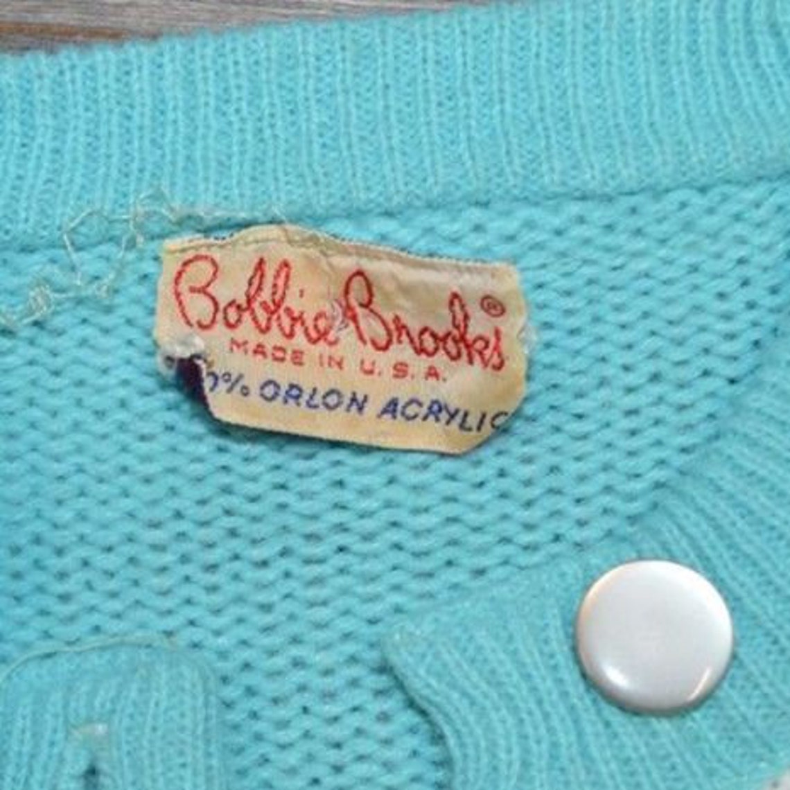 Vintage 1950s 1960s MCM Bobbie Brooks Atomic Starburst Cardigan Sweater ...