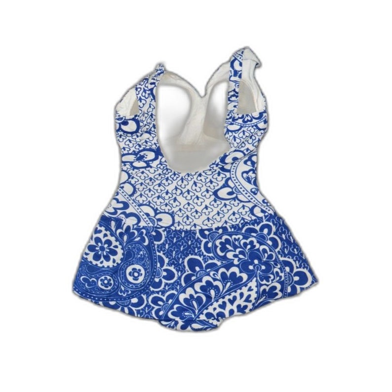 Vintage Roxanne Perfection Fit Pinup Floral MCM One Piece Swim Suit - Etsy
