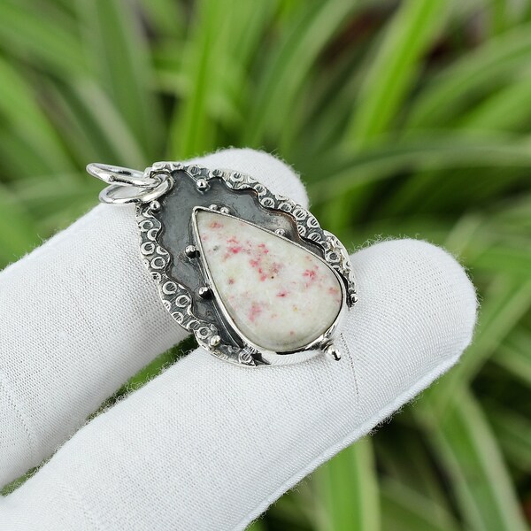 Cinnabar Pendant - Etsy