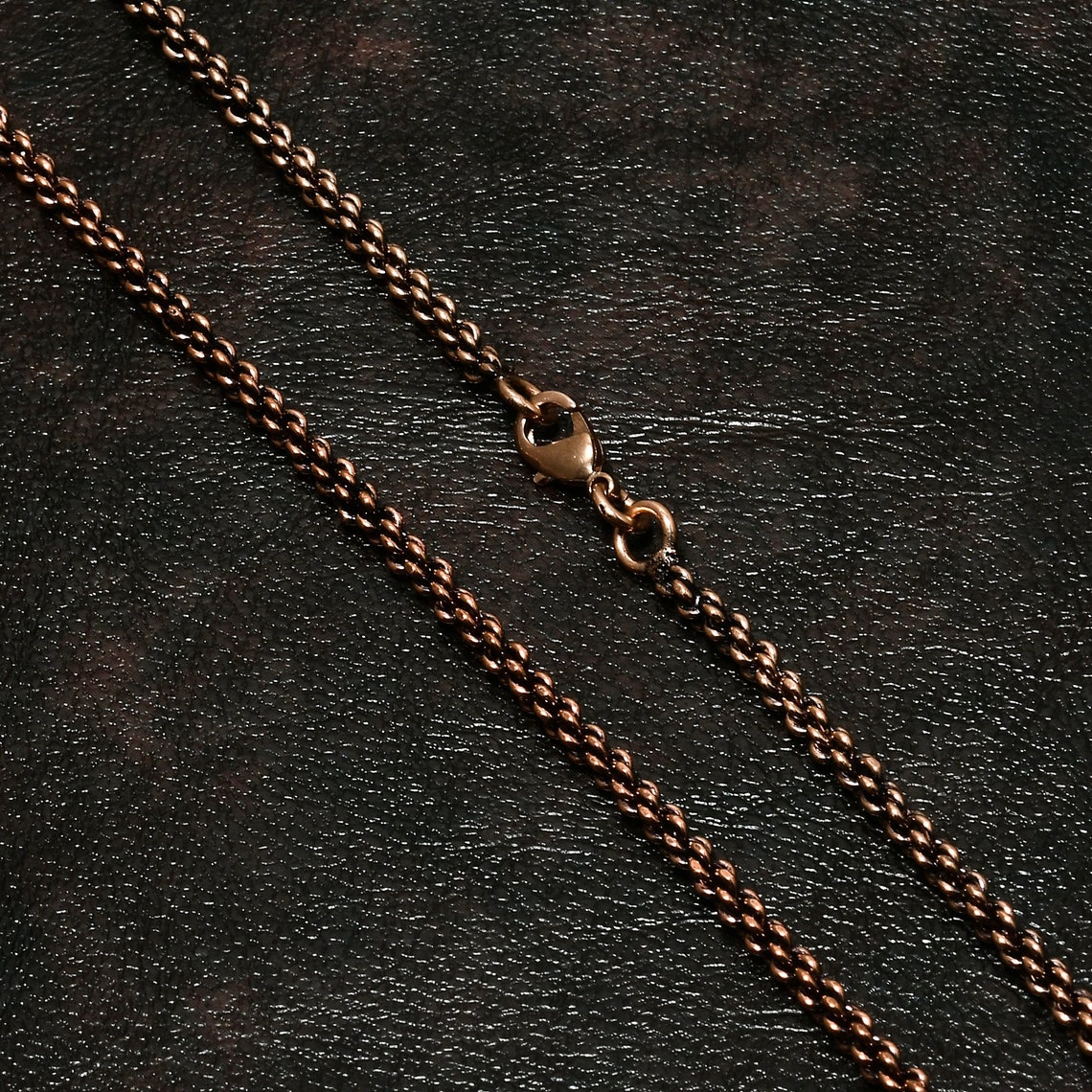 Copper Chain Necklace Pure Copper Chain Handmade Jewelry Chain - Etsy