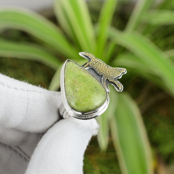 Serpentine Ring - Etsy