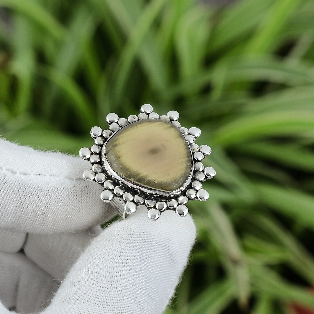 Imperial Jasper Ring 925 Sterling Silver Ring Ring Size 7.75 Imperial ...