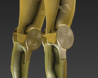 C3po Leg Lamp - Etsy