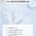 PRINTED Contacts List, Business Contacts, Address Book Page, Contacts ...