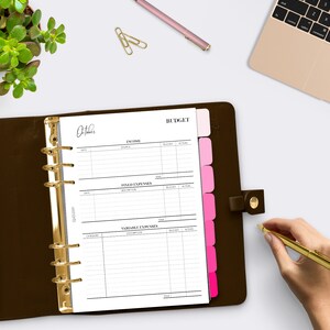 PRINTED Budget Tracker, Money Planner, Expense Tracker, Monthly Budget ...
