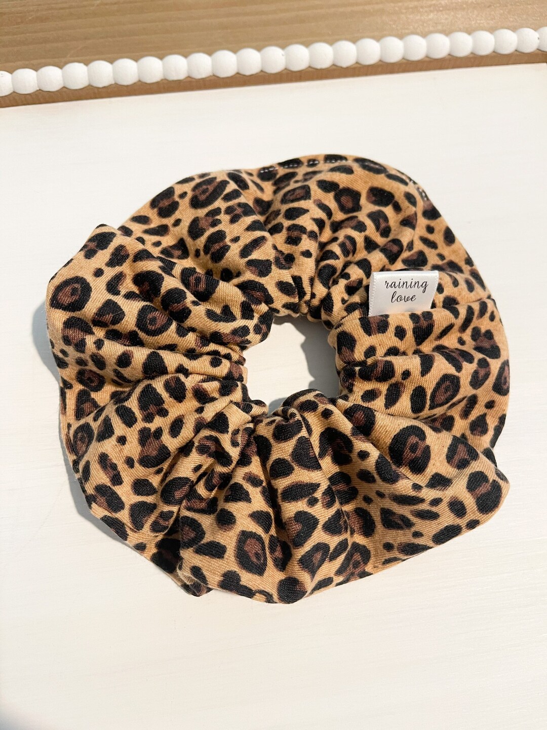 Leopard Scrunchie - Etsy