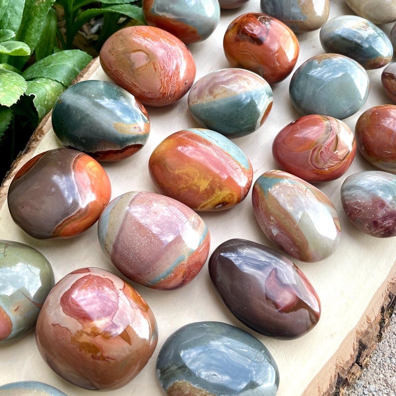 Chrome Palm Stone - Etsy