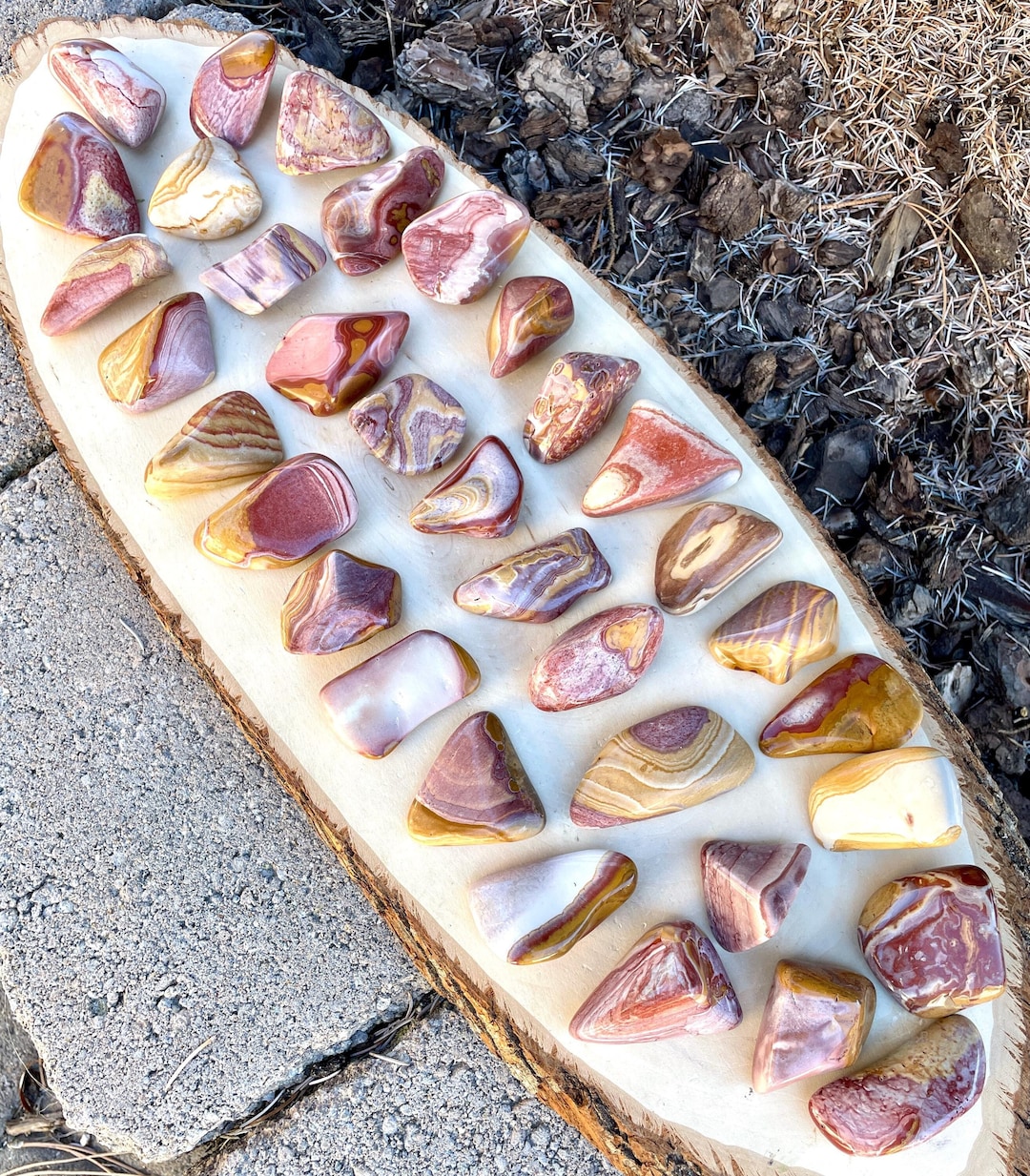 Choice NEVADA WONDERSTONE TUMBLE, Medium Polished, Rhyolite Jasper Rock ...