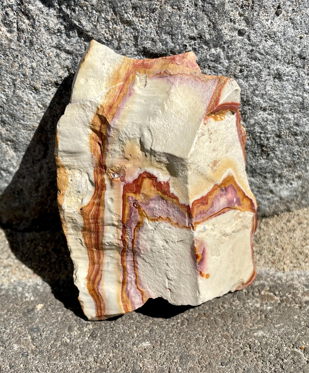 RAW NEVADA WONDERSTONE Specimen 4oz, Banded Rhyolite Jasper Rock ...