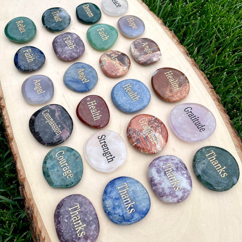 Inspirational Stones - Etsy