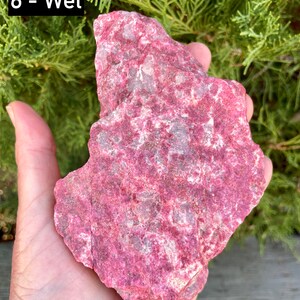 RAW THULITE STONE Norway Gemstone, Choice, Natural Vibrant Pink Crystal ...