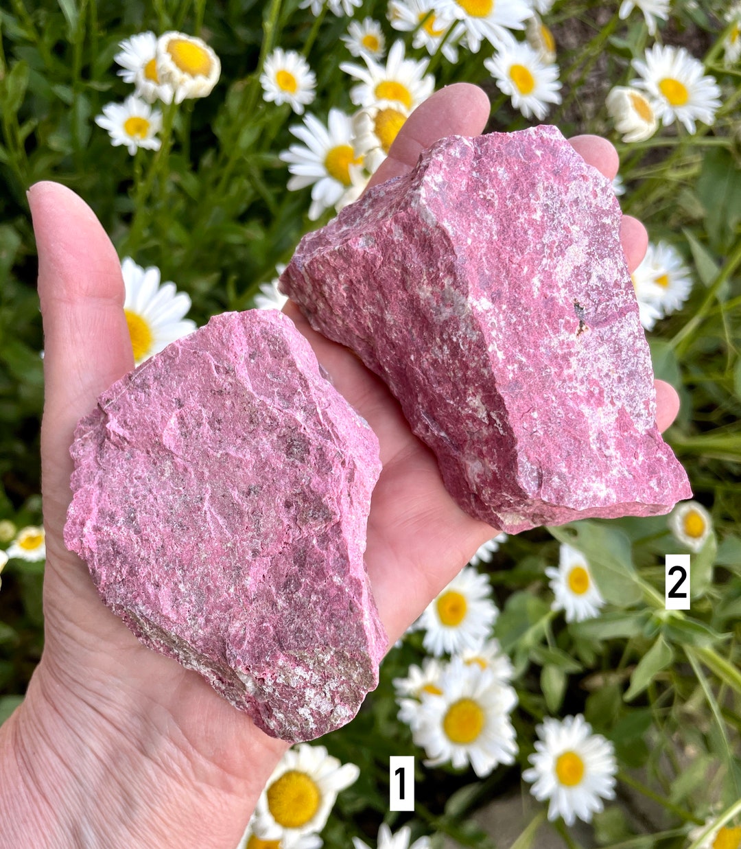 RAW THULITE STONE Norway Gemstone Choice Natural Vibrant - Etsy