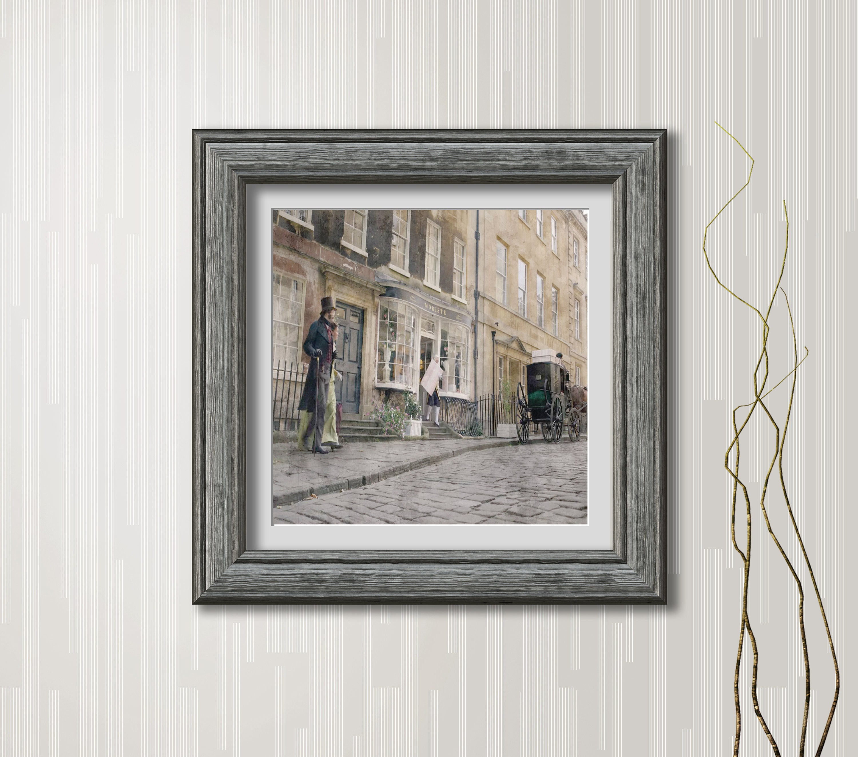 Bridgerton Street Madame Delacroix Modiste Art Print. Wall - Etsy
