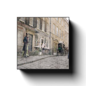 Bridgerton Street, Madame Delacroix Modiste Canvas Wrap. Wall Art ...