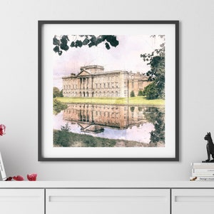 Pemberley Manor Canvas Poster. Wall Art. Canvas Poster Print, 3 Sizes ...