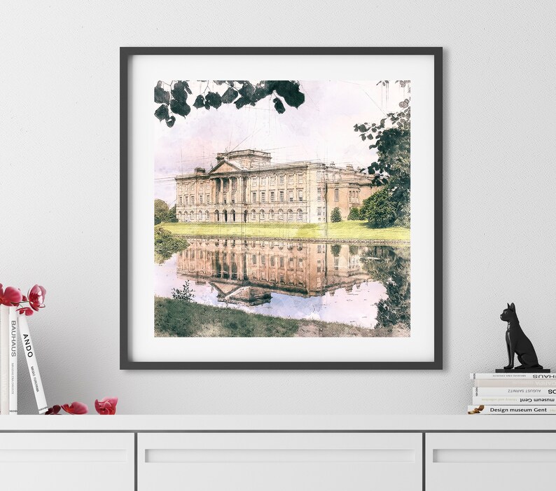 Pemberley Manor Canvas Poster. Wall Art. Canvas Poster Print | Etsy