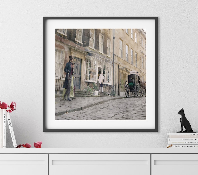 Bridgerton Street Madame Delacroix Modiste Art Print. Wall | Etsy