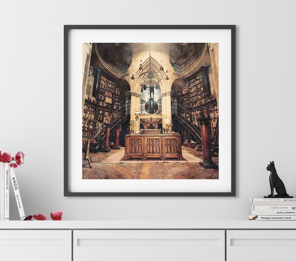 Wizard School Office Canvas Poster. Wall Art. Canvas Poster - Etsy