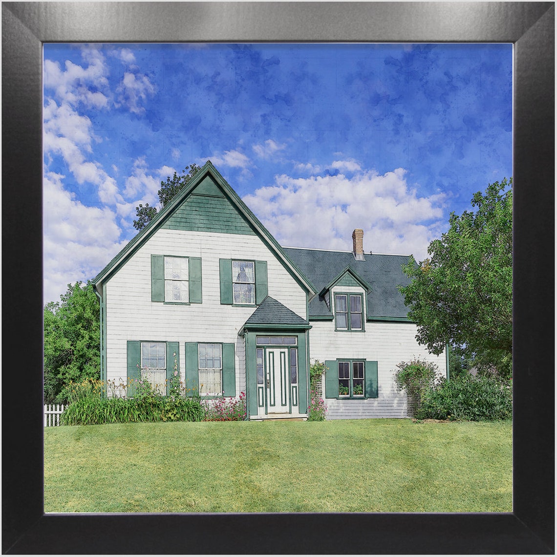 Anne of Green Gables House Framed Art Print: Fan Art Landscape - Etsy