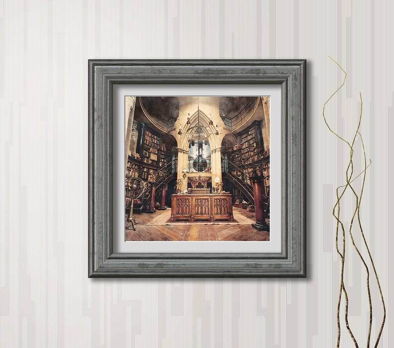 Wizard School Office Canvas Poster. Wall Art. Canvas Poster - Etsy