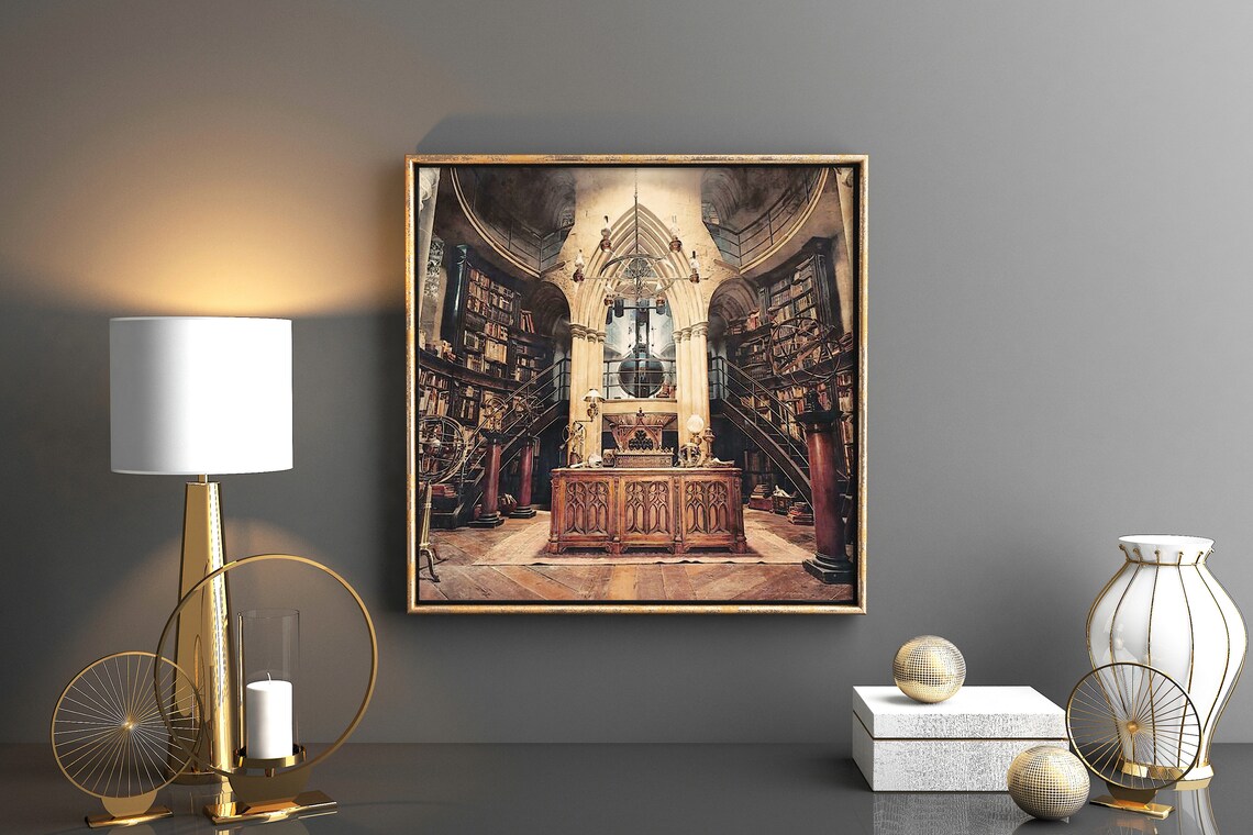 Wizard School Office Canvas Poster. Wall Art. Canvas Poster - Etsy