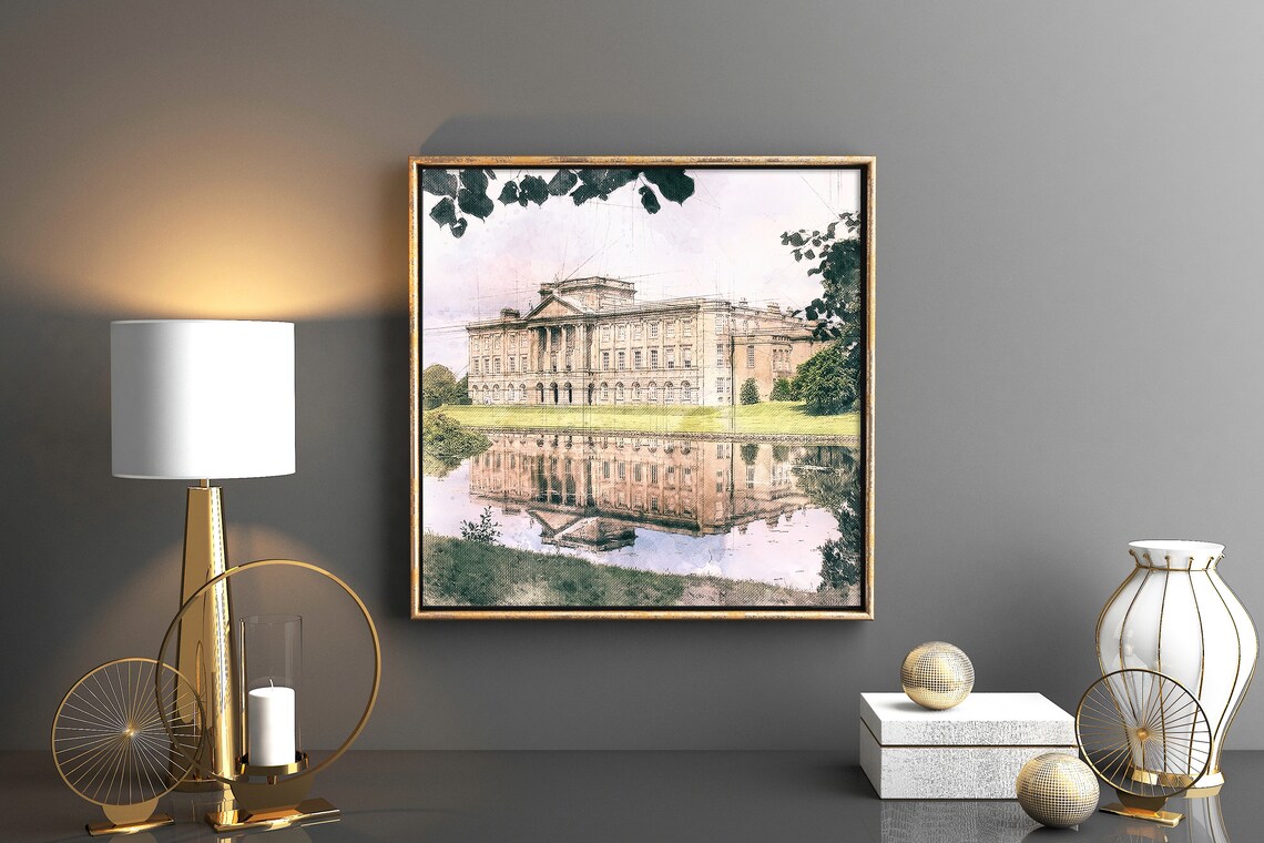 Pemberley Manor Canvas Poster. Wall Art. Canvas Poster Print | Etsy