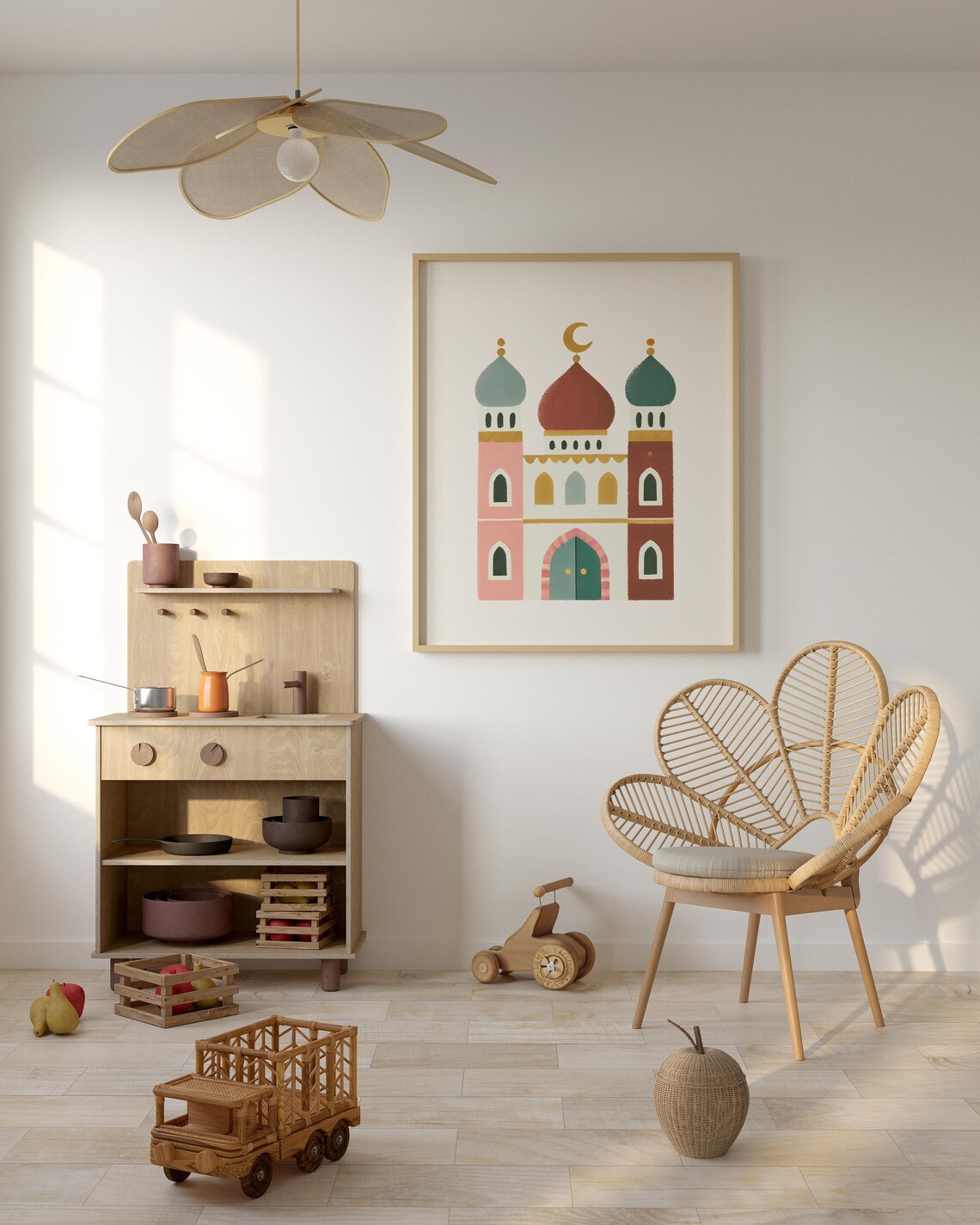 Mosque Digital Printable Artwork, Masjid Digital Print, Muslim Decor ...