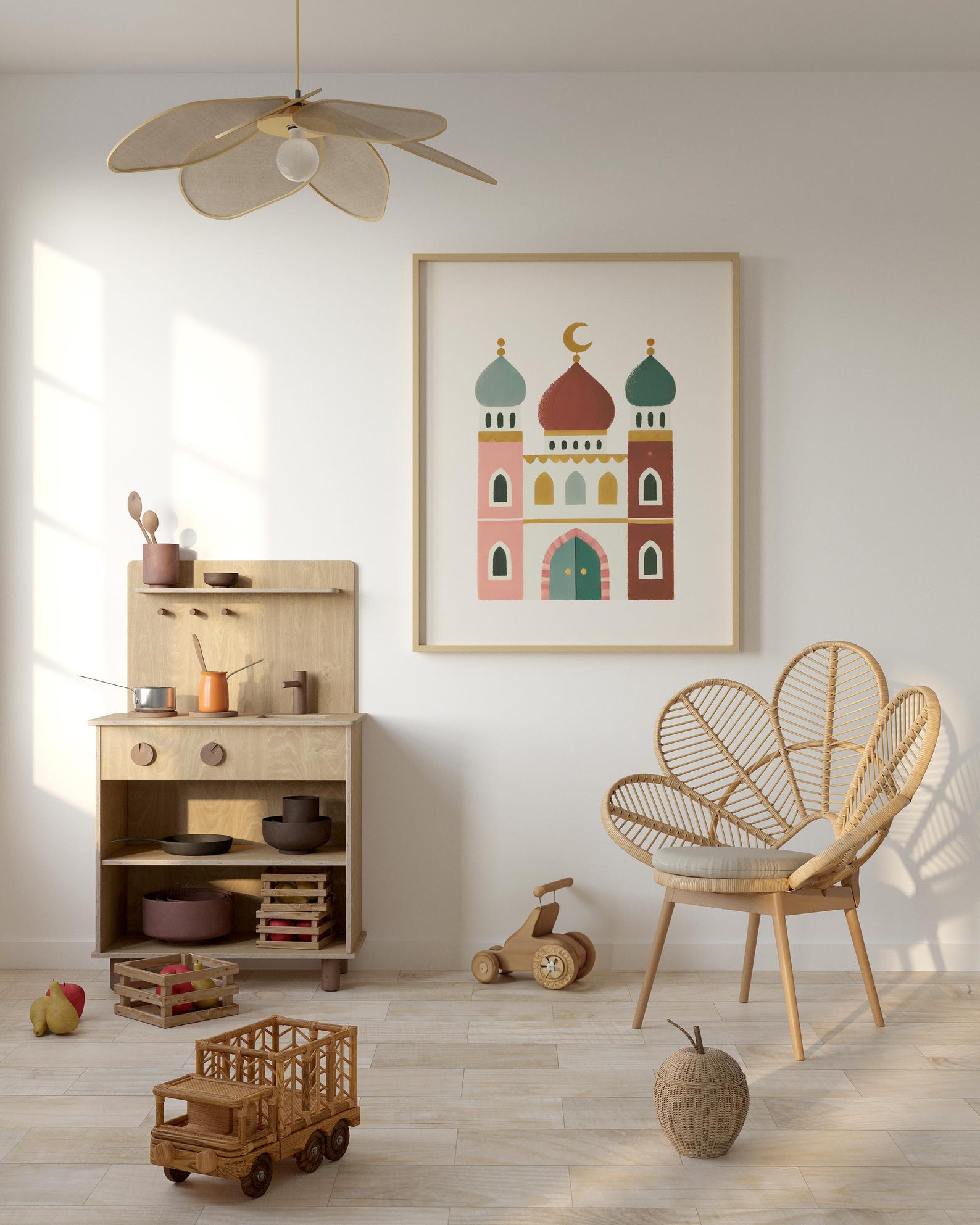 Mosque Digital Printable Artwork, Masjid Digital Print, Muslim Decor ...