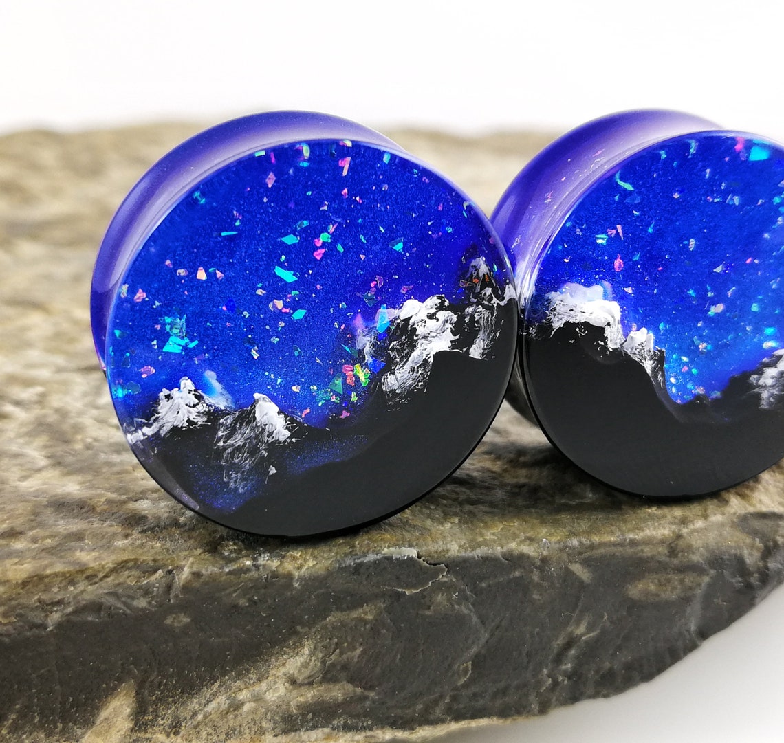 25mm Resin Ear Plugs 1 Inch Handmade Unique Ear Gauges - Etsy