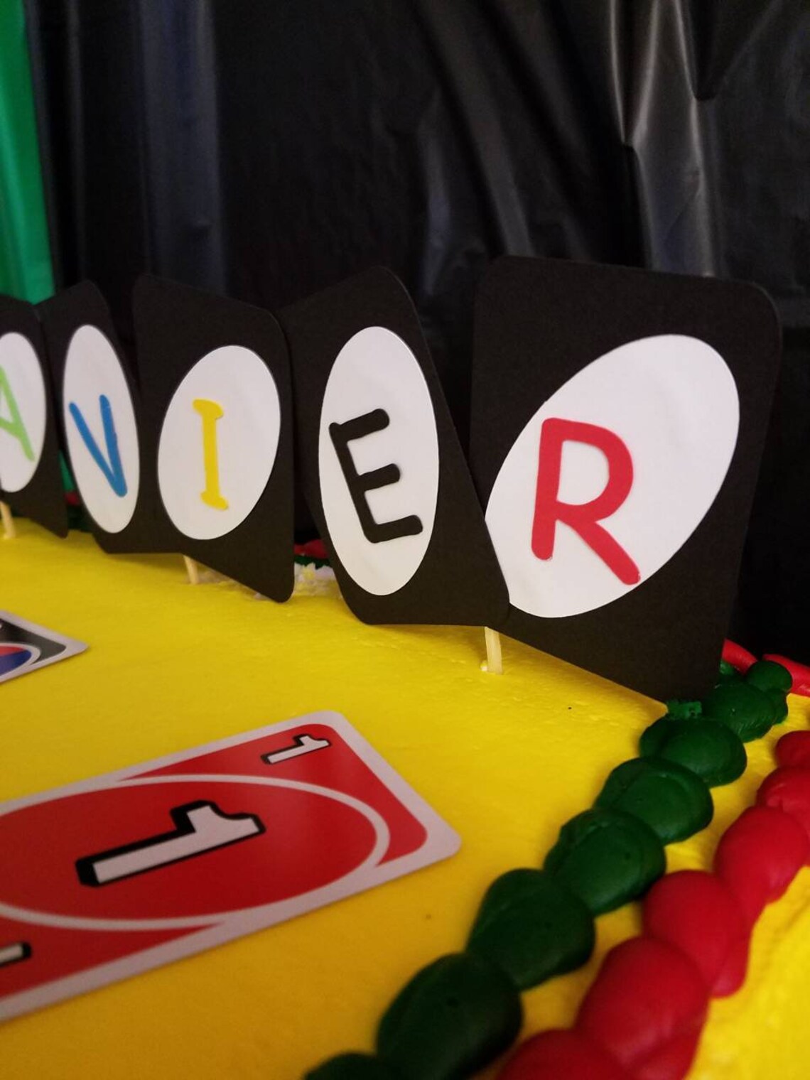 Cake Topper, Uno Cake Topper, Uno Party, Uno, Boy Birthday - Etsy