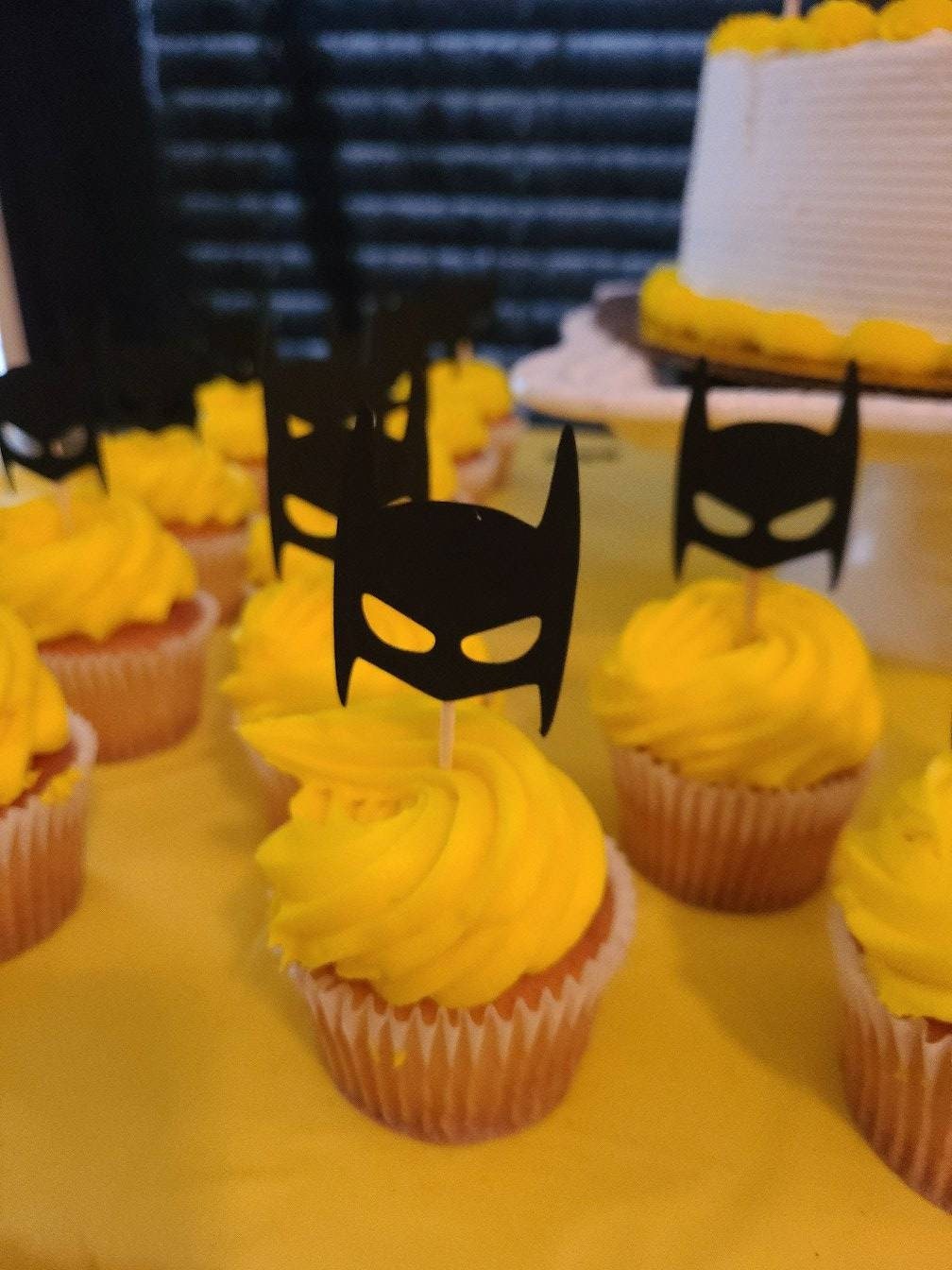 Batman Cupcake Toppers Batman Birthday Batman Party Batman - Etsy