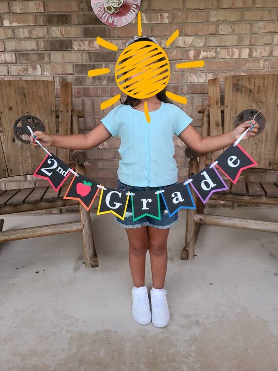 School Banner Grade School Banner 1st Grade Banner Kinder - Etsy