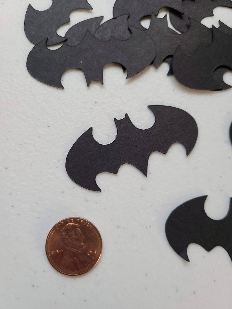 Bat Confetti, Superhero Birthday Party, Confetti, - Etsy