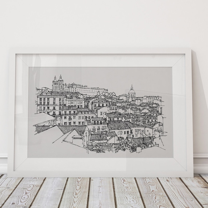 Original Sketch Portugal - Etsy