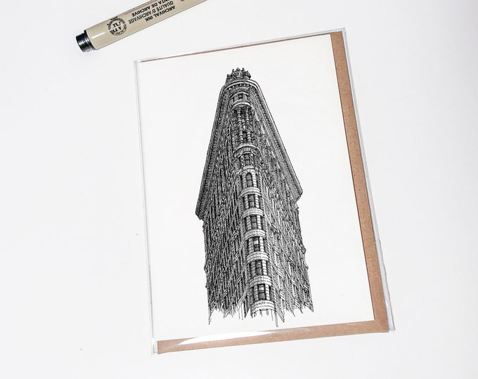 Flatiron Building Art Unique Architecture Print New York - Etsy